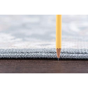 Universal Rugs Oxnard Area Rug, 4' x 5', Gray