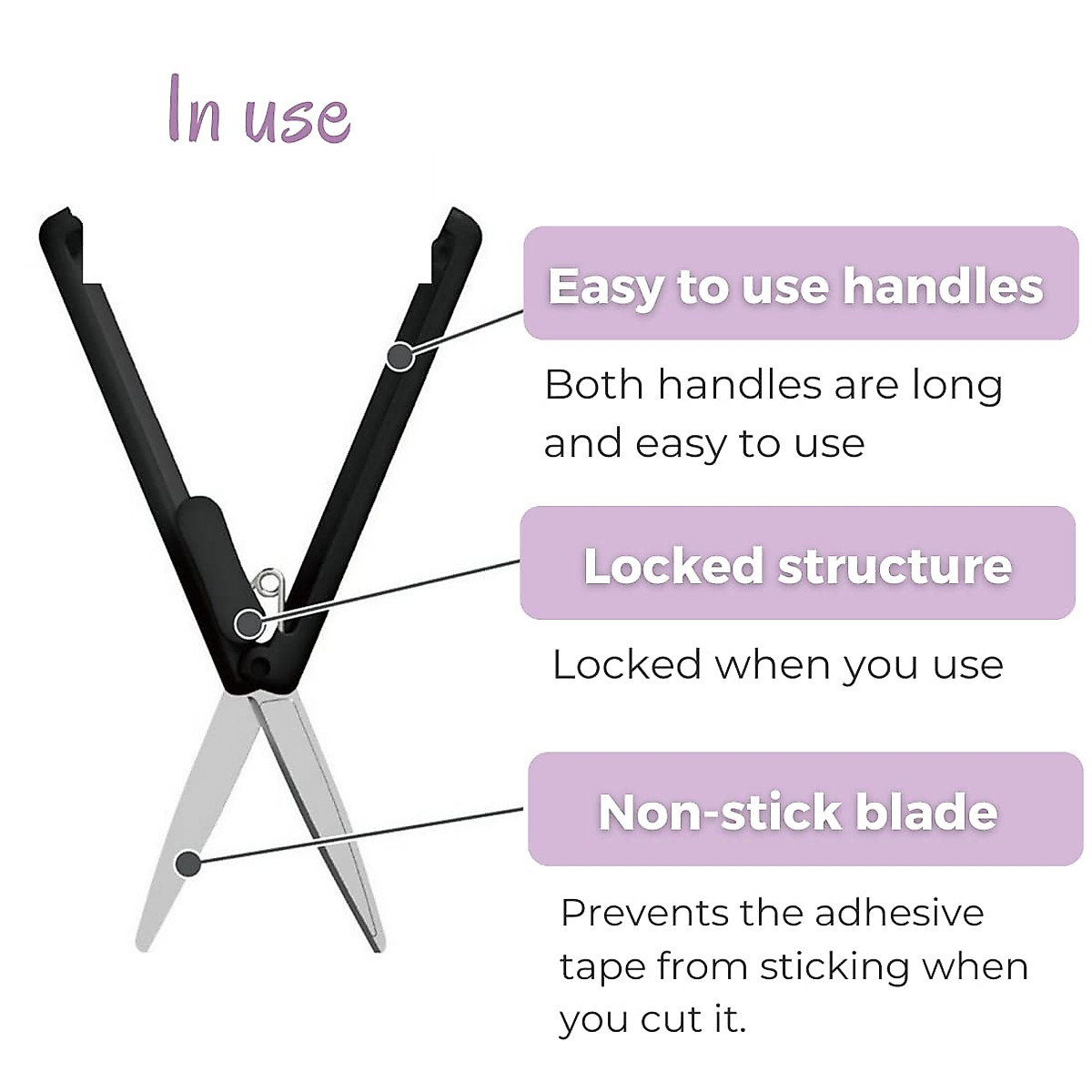 SUN-STAR Portable Scissors Stickyle SLARINO Pink