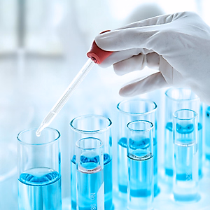 PATIKIL Graduated Dropper Pipettes Kit, 3 Pack 1ml Borosilicate Glass Pipette with Rubber Squeeze Bulb for Transfer Liquid for Lab, Chemistry, Clear