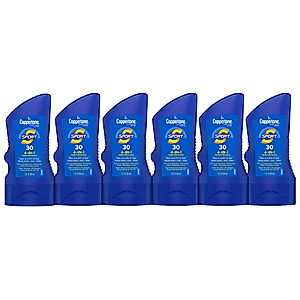 Coppertone Sport Sunscreen Lotion, Broad Spectrum SPF 30 Sunscreen Multi Pack, 3 Fl Oz, Pack of 6