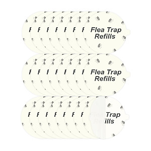 20 Pack Flea Trap Refill Discs Replacement Glue Boards, 7.1" Sticky Pads for Most Models Flea Bed Bug Traps for Inside Your Home