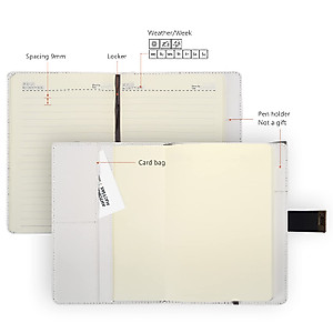 Diary with Lock for Adults, Lock Journal Combination Lock Writing Travel Diary A5 Journal Notebook (Atyle C)