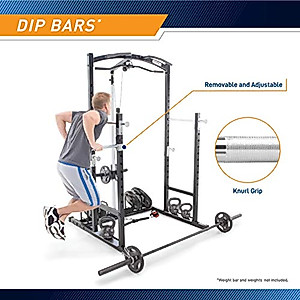 Marcy Home Gym Cage System Workout Station for Weightlifting, Bodybuilding and Strength Training MWM-7041