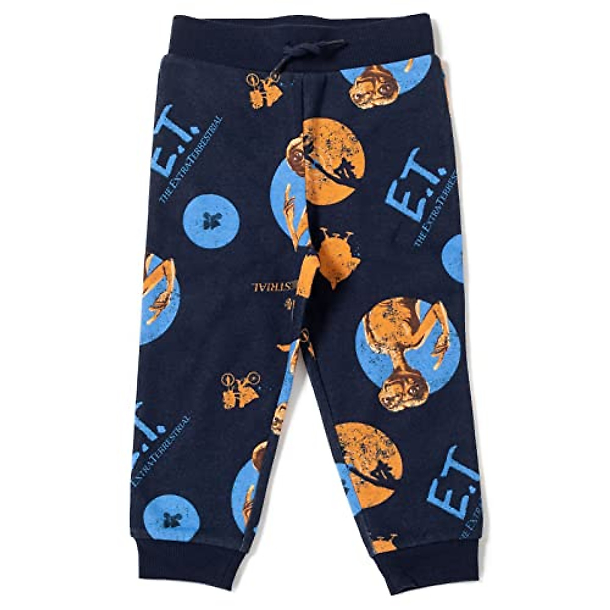 ET the Extra-Terrestrial Little Boys French Terry Pullover Hoodie and Pants Outfit Set Blue 7-8