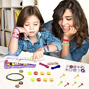 Bracelet Making Kit for Girls, DIY Friendship Charm Bracelet Maker Toys for 6-12 Year Old Girl Arts and Crafts for Kids Ages 8-12 Year Old Girl Toys Birthday Christmas Gifts for 6-10 Year Old Girls