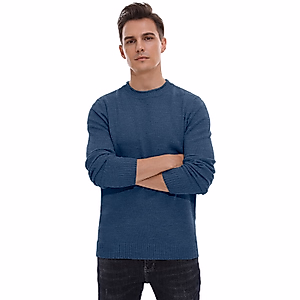Sailwind Men's Crewneck Sweater Soft Casual Sweaters for Men Classic Pullover Sweaters
