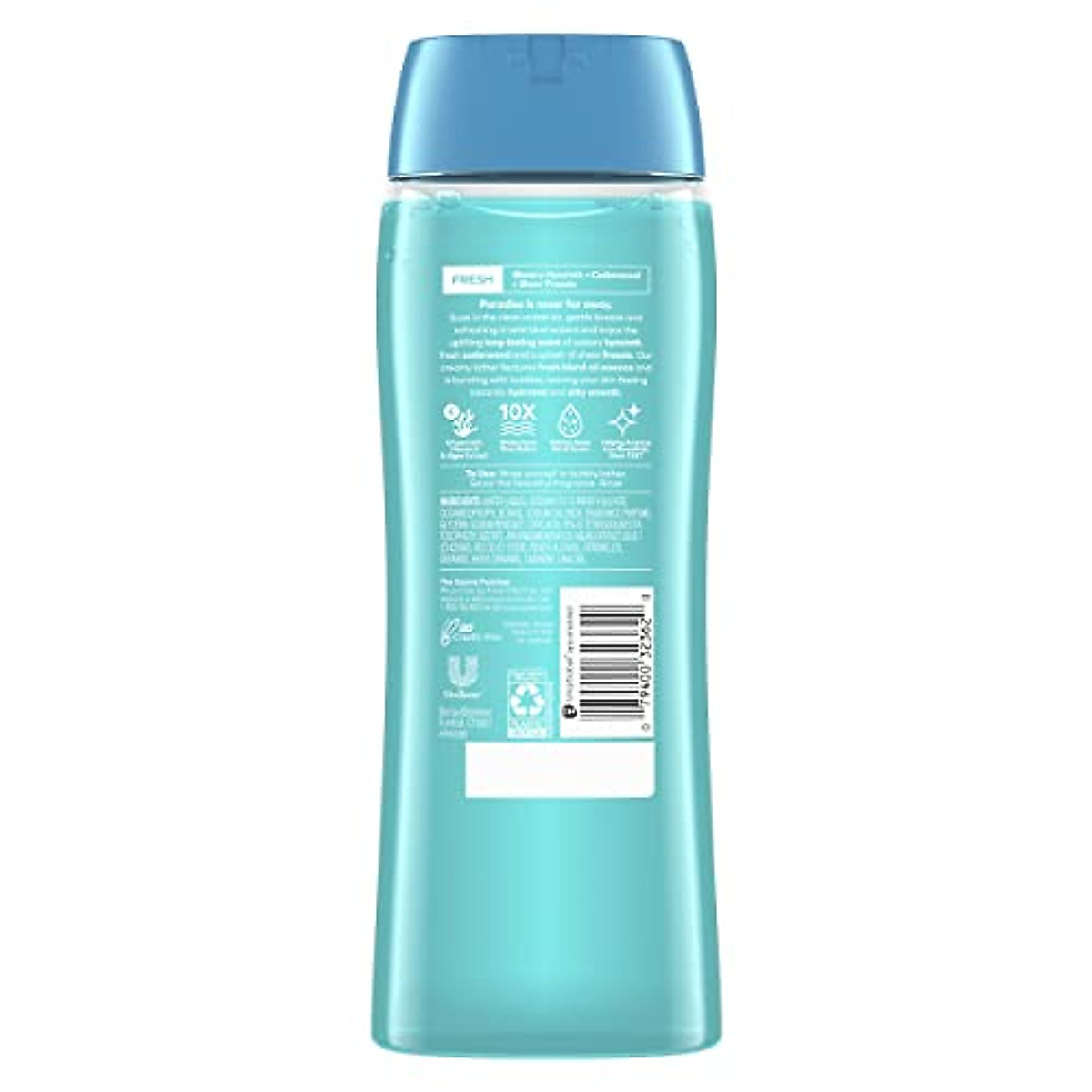 Suave Essentials Gentle Body Wash Ocean Breeze 6 Count With A Fresh Oil Blend Essence Infused With Vitamin E & Algae Extract 18 Oz