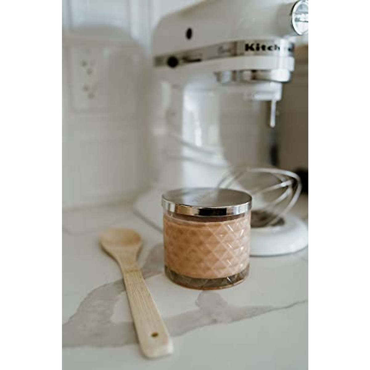 Gold Canyon™ - Gingerbread Cake Scented Candle, Three-Wick, Heritage Diamond-Cut Glass Jar, New & Improved Look 2022