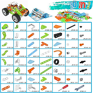 MOONTOY 218PCS STEM Toys Building Toy for Kids Ages 4-8 Boys,Birthday Gifts Game Educational Stem Projects for 5+ Year Old,Building Block Creative Stem Activities for Kids Ages 5-7 4-8 6-8 8-12 Boys