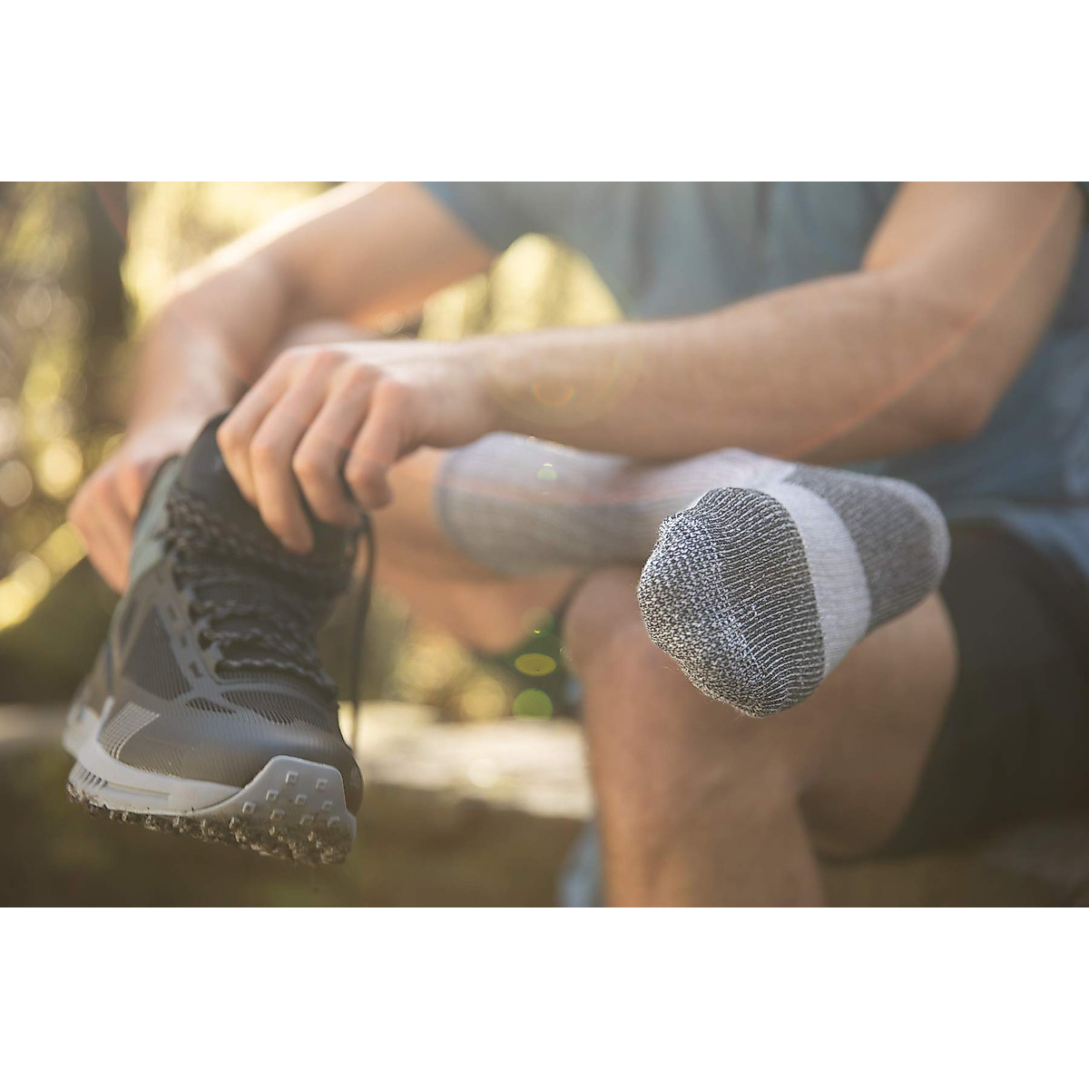 Under Armour Adult Hitch Coldgear Boot Socks, 2-Pairs , Pitch Gray/Black , Large