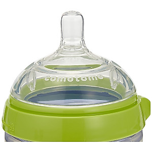 Comotomo Baby Bottle, Green, 5 oz