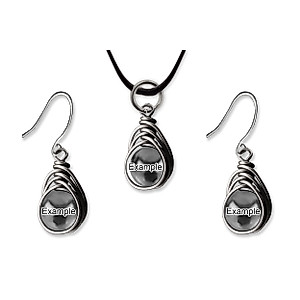 African Bloodstone 6mm Herringbone Pendant in Steel, Copper, Bronze, Black Iron, Titanium, Sterling Silver, 14K Gold, Rose Gold, or Black Niobium Wire (Handmade) March Birthstone Aries Zodiac