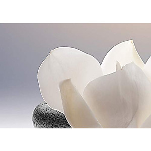 artgeist Canvas Wall Art Print Zen 24x16 in - 1pcs Home Decor Framed Stretched Picture Photo Painting Artwork Image - Flowers Stone Spa Wellness b-B-0095-b-a