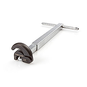 RIDGID 57003 EZ Change Plumbing Wrench Faucet Installation and Removal Tool & TEKTON 10 to 17 Inch Telescoping Basin Wrench (3/8 - 1-3/8 in.) | WRN92002