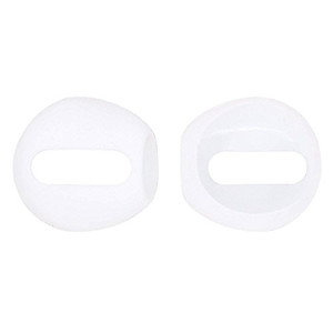 4 Pair Ear Tips Silicone Cover Compatible with AirPods, 2X Super Thin Eartips [Fit in Case] & 2X Anti-Drop Sports Ear Hook Gel [Protective & Great Noise-Isolation], White Black