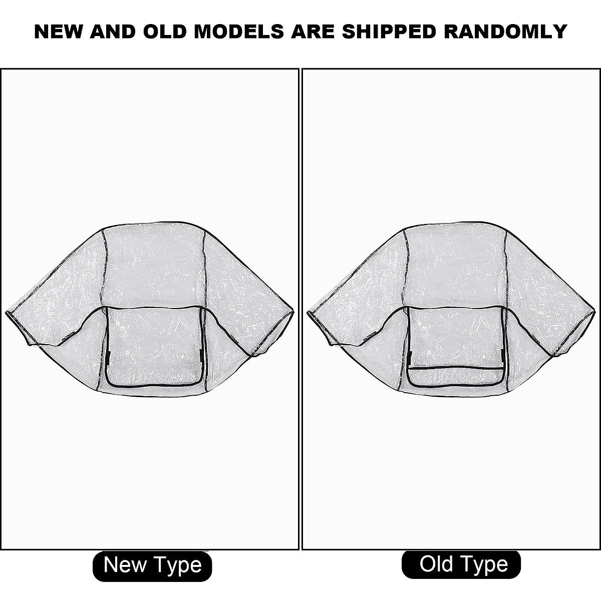 Baby Stroller Rain Cover, Windproof BabyStroller Rain Cover Transparent Pushchair Protection Rain Cover