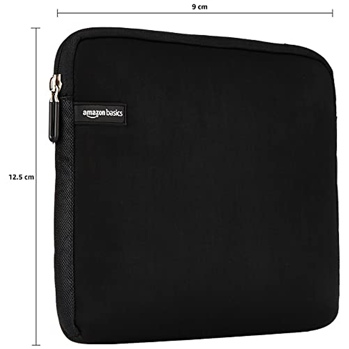 Amazon Basics 11.6-Inch Laptop Sleeve, Protective Case with Zipper - Black
