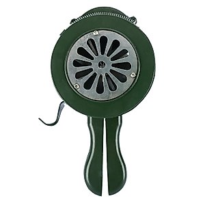 YaeGarden Loud 110±2dB Mount Metal Hand Crank Portable Metal Alarm/Siren