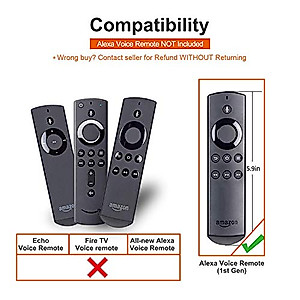 SofaBaton F2 Universal Remote Attachment for Amazon Fire TV Streaming Player with Power Volume and Mute Buttons (Updated 2023 Version, Alexa Voice Remote Not Included)