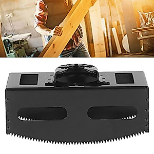 Oscillating Saw Blade Square Hole Saw Blade Multi Tool Fast Release Saw Blades Universal Wood Blades Kit Carpentry Grooving Tool for Metal Plastic Wood Multi Tool Blades Fit All Mo