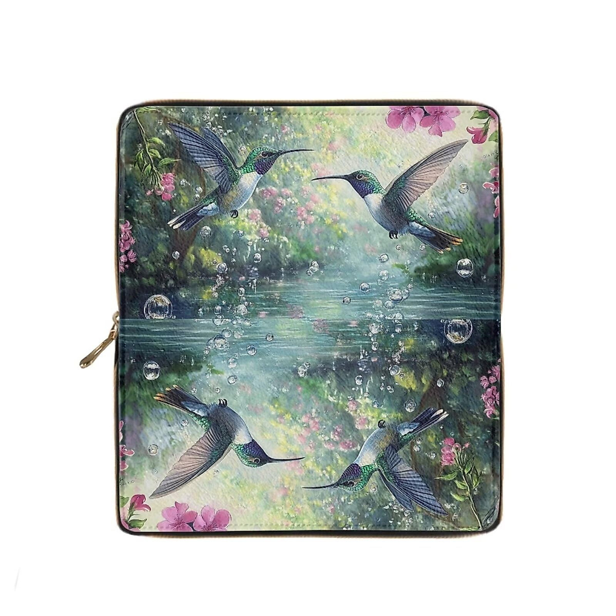 doginthehole Sunflower Butterfly Print Wallets Purses for Women PU Leather Wallet Inserts for Credit Cards Long Clutch Cell Phone Case