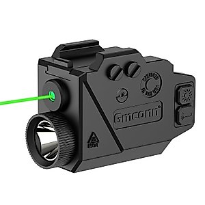 Gmconn Green Laser Light Combo, Tactical Pistol Light 800 Lumen LED Flashlight with Green Beam for Glock Taurus