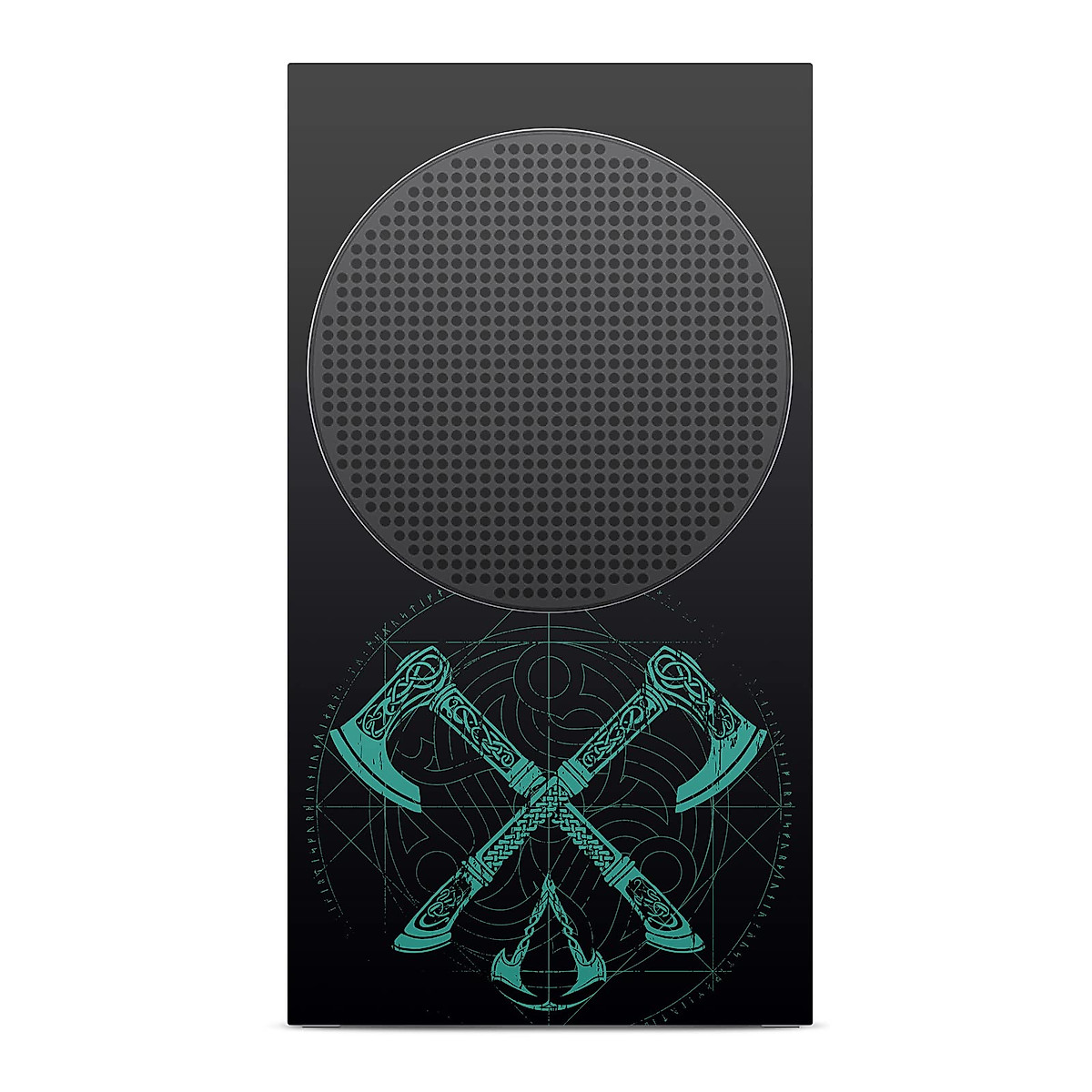 Head Case Designs Officially Licensed Assassin's Creed Dual Axes Valhalla Key Art Matte Vinyl Sticker Gaming Skin Decal Cover Compatible with Xbox Series S Console and Controller Bundle