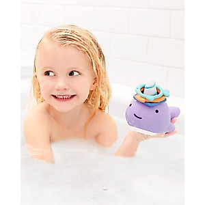 Skip Hop Baby Bath Toy, Zoo Narwhal Ring Toss