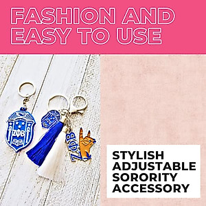 Reflections By Zana Sigma Gamma Rho Poodle Keychain