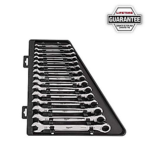 MLW48-22-9516 Ratcheting Combination Wrench Set Metric