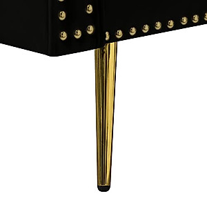 ERYE L-Shaped Tufted Corner Sectional Sofa Convertible Sleeper Couch Bed with Reversible Chaise Lounge,Pillows,Movable Ottoman & Nailhead Decor for Living Room