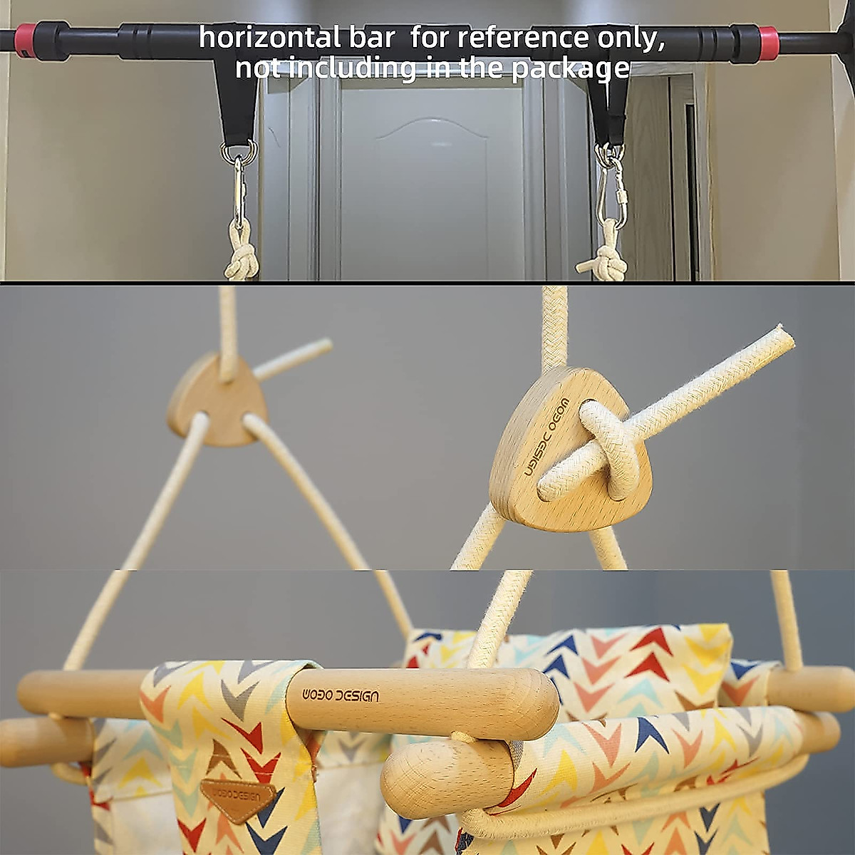 Hanging Baby Swing Outdoor Baby Swing for Infants Hanging Swing Chair for Baby Outdoor Canvas Toddler Swing Indoor Outdoor for Outside Tree Backyard Indoor Baby Swing Hammock