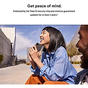 Google Pixel 4a Smartphone, 128GB Storage & Unlocked Cellular - Just Black (Renewed)