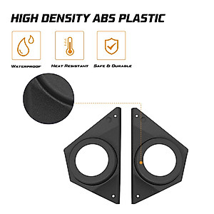 Kiwi Master Front Door Speaker Mount Panel Compatible with 2014-2023 Polaris RZR XP 1000 900 S Turbo Accessories 6.5 inch Speaker Pods Enclosure