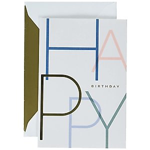 Hallmark Signature Birthday Card (Big Birthday Wishes)