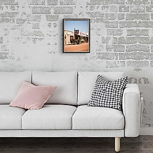 Golden State Art, 11x14 Tall/Split Molding Picture Frame, Wall Display Perfect for Displaying Weddings Photos, Anniversary Photos, Memories (Black/Grey, 1 Pack)