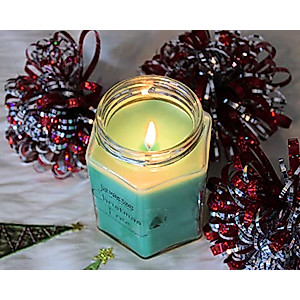 Christmas Tree Scented Blended Soy Candle | Real Christmas Tree Fragrance | Hand Poured in The USA by Just Makes Scents