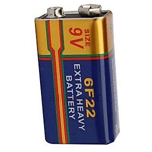 Hillflower 30 pcs 6F22 6LR61 Bulk 9V Carbon Zinc New Battery