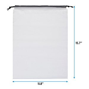 Vorspack Transparent Shoe Bags for Travel Large Clear Shoes Organizers Storage Pouch with Rope for Men and Women 13 Pack