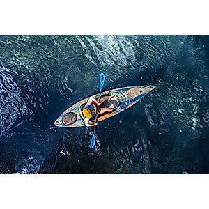 Pelican Argo 100XR - Premium Sit-in Recreational Kayak - Lightweight one Person Kayak - 10 ft - Cosmos