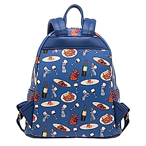 Loungefly Disney Pixar Ratatouille Remy and Emile Allover Print Backpack