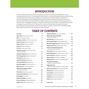 Scholastic Success with Reading Comprehension Grade 2 Workbook (Scholastic, Grade 2)