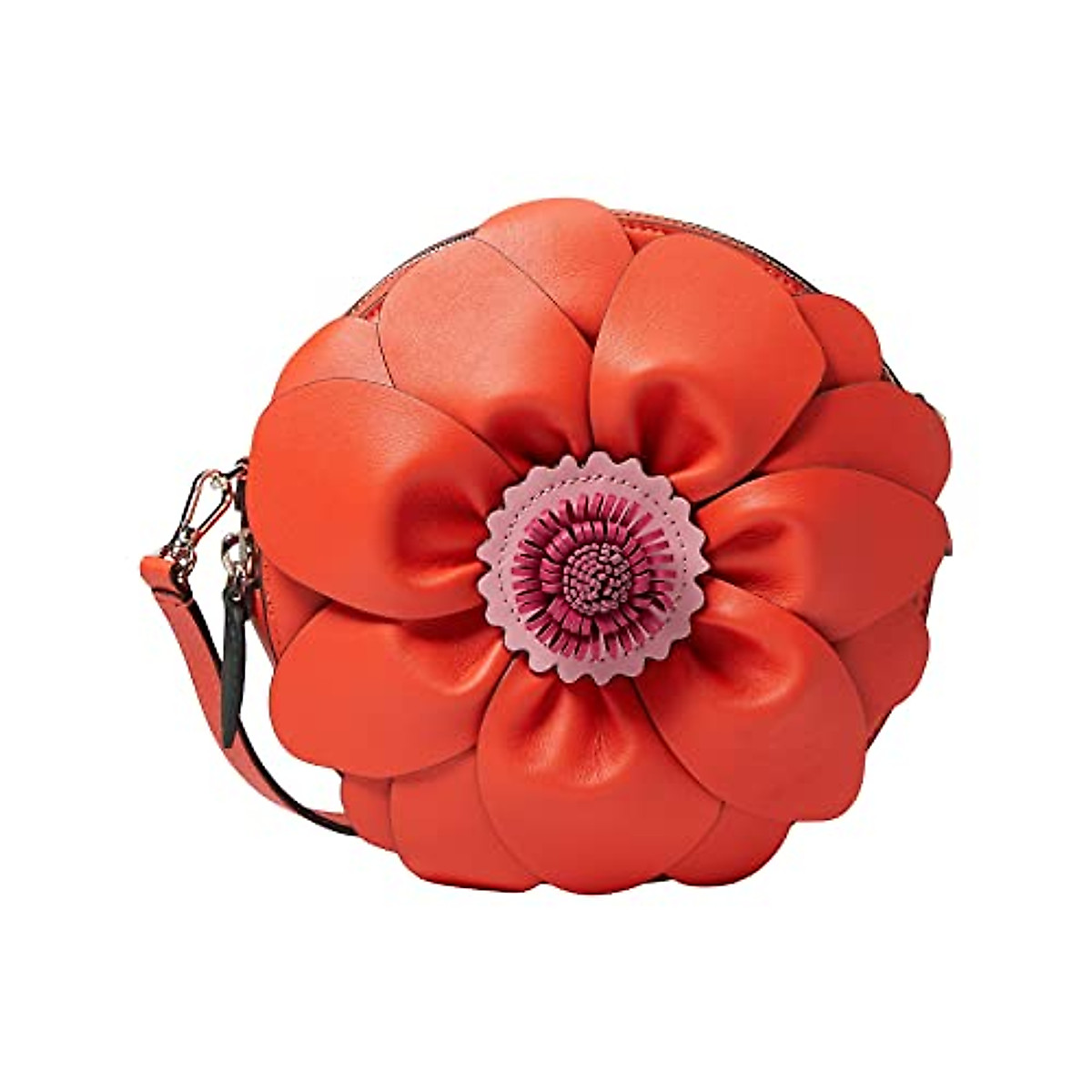 Kate Spade New York Petal Smooth Leather 3-D Flower Crossbody Magma One Size