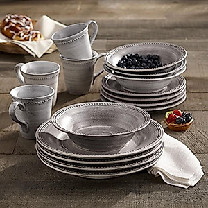 American Atelier Elegant Stone Dinnerware Set
