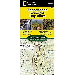 Shenandoah National Park Day Hikes Map (National Geographic Topographic Map Guide, 1703)