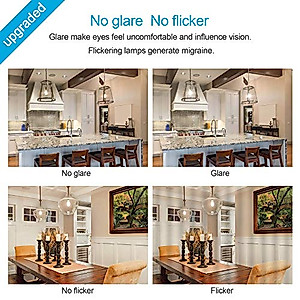 LED Edison Bulb,Antique 40W Vintage Bulb,E26 Non Dimmable Led Bulb 450 Lumens 2700K, Warm White, Pack of 3