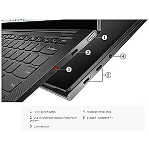 Lenovo IdeaPad Slim 9 9i Pro 14ITL5 14" 4K UHD Touchscreen (Intel 4-Core i7-1195G7, 16GB RAM, 1TB PCIe SSD) Business Laptop, Backlit, Fingerprint, 2 x Thunderbolt 4, IR-Webcam, Windows 11 Pro