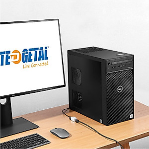 Tedgetal Cat6 Keystone Coupler RJ45 Ethernet Insert Jack Coupler 10 Pack Female to Female Inline Extender, White