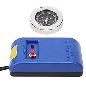 Electrical Demagnetizer Tools + Compass Set Watch Repair Degausser Durable Portable for Watch Repair Degausser(U.S. regulations)