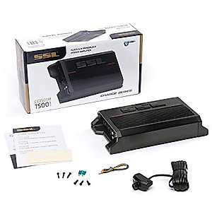 Sound Storm Laboratories CG1501M Monoblock Car Amplifier - 1500 Watts, 2/4 Ohm Stable, Class A/B, Mosfet Power Supply, Great for Car Subwoofers